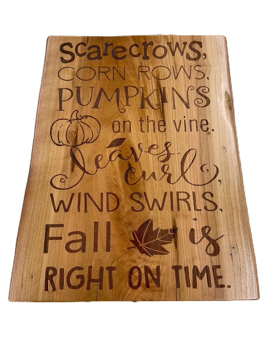 Laser Engraved Signs – Turnip Rock Woodworks